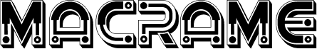 Macrame Hollow Thin Regular font | Fonts2u.com
