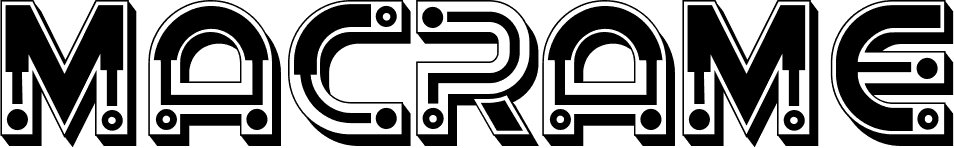 Macrame Regular font | Fonts2u.com
