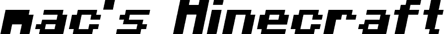 mac's Tweaked Minecraft Bold font | Fonts2u.com