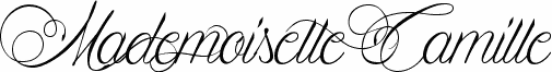Mademoiselle Camille L font | Fonts2u.com