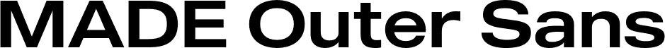 MADEOuterSansAlt-Bold font