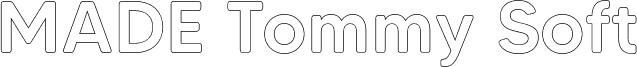 MADETommySoft-Medium font