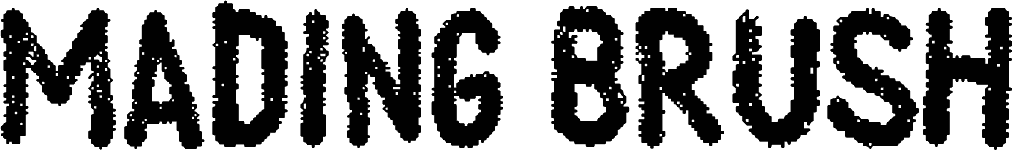 Mading Brush font | Fonts2u.com