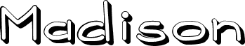 Madison font