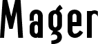 Mager font | Fonts2u.com