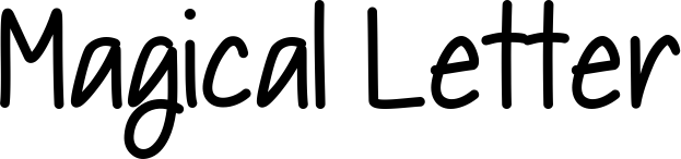 Magical Letter font