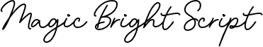 MagicBrightScript-Regular font