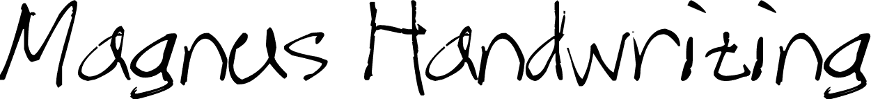 Magnus Handwriting font | Fonts2u.com