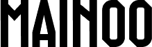 Mainoo Personal Use In Line font | Fonts2u.com