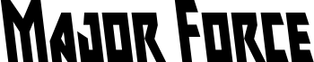 Major Force Condensed font | Fonts2u.com