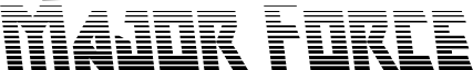 Major Force font | Fonts2u.com