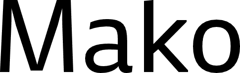 Mako font | Fonts2u.com