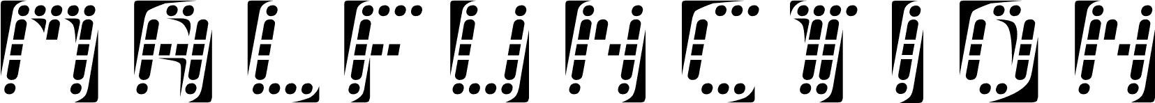 malfunction font | Fonts2u.com