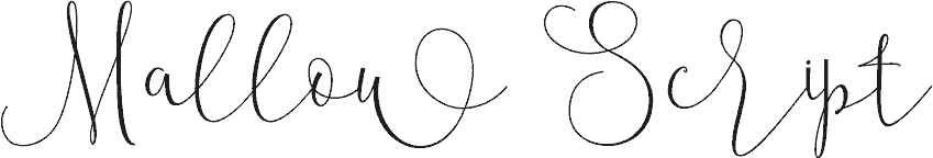 MallowScript font