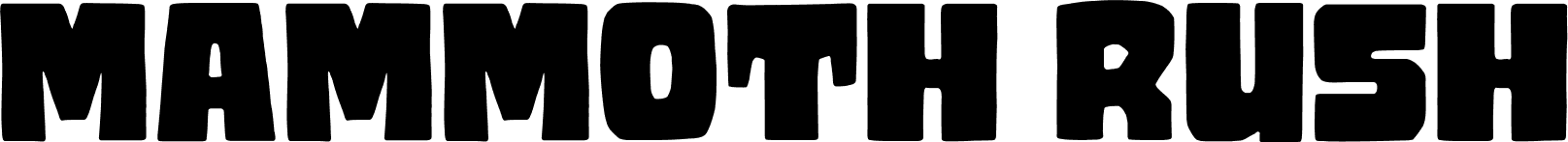 Mammoth Rush font