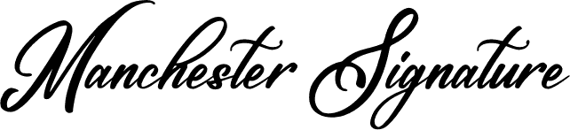 Manchester Signature Italic font