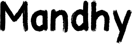 Mandhy Regular font | Fonts2u.com