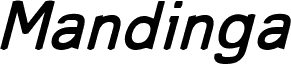 Mandinga Regular font