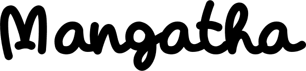 Mangatha font