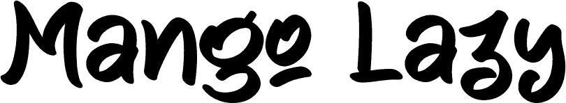 Mango Lazy - Personal Use font
