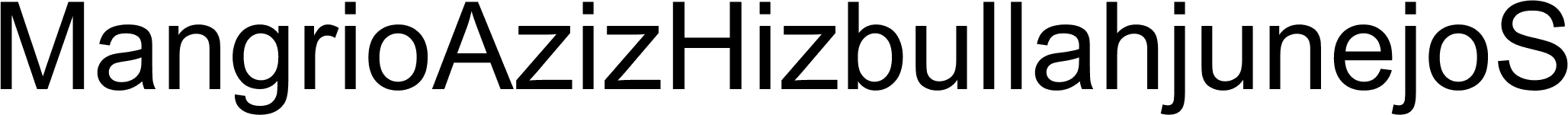Mangrio_Aziz_Hizbullah_junejo_S font | Fonts2u.com