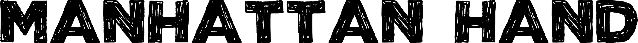 Manhattan Hand Bold All-Caps font | Fonts2u.com