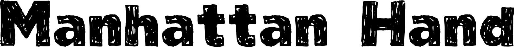 Manhattan Hand Heavy font | Fonts2u.com