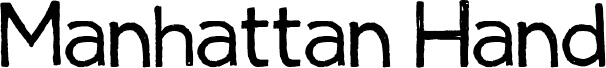 Manhattan Hand Bold font | Fonts2u.com