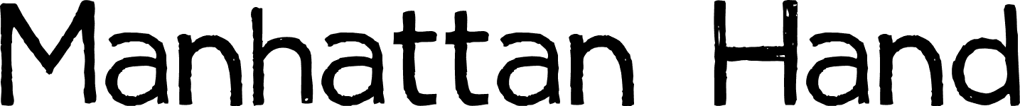 Manhattan Hand Normal font | Fonts2u.com