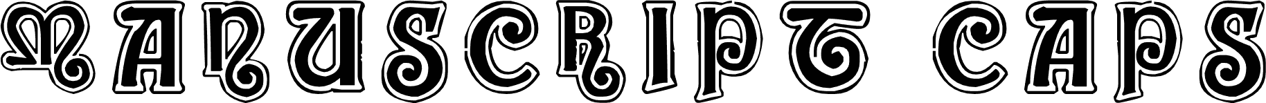 ManuScript Caps font