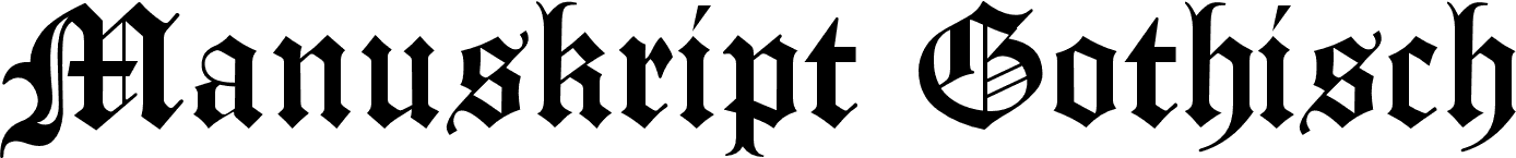 Manuskript Gothisch font | Fonts2u.com