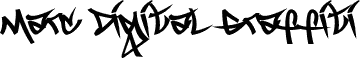 Marc Digital Graffiti Medium font