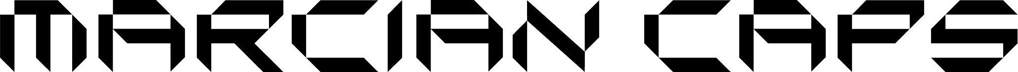 MARCIAN Caps font | Fonts2u.com