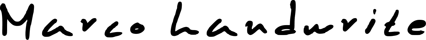 Marco_handwrite Regular font