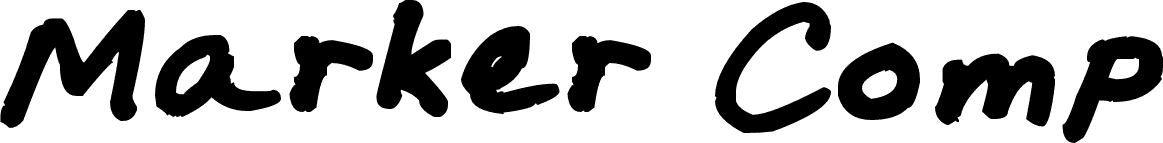 Marker Comp font | Fonts2u.com