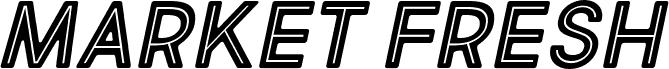 Market Fresh All Caps font