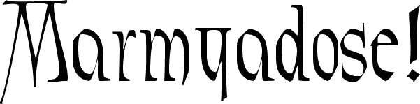 Marmyadose! font | Fonts2u.com