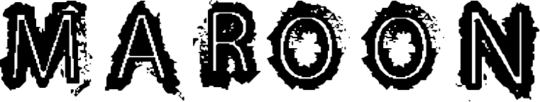 MAROON font | Fonts2u.com