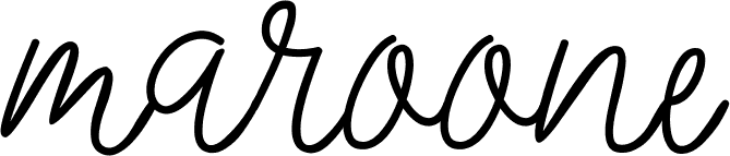 Maroone font