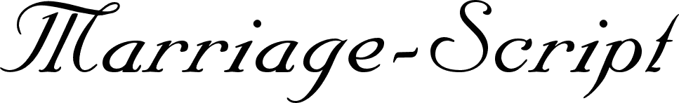 Marriage Script Normal font | Fonts2u.com