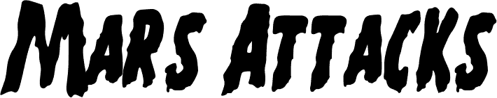 Mars Attacks font | Fonts2u.com