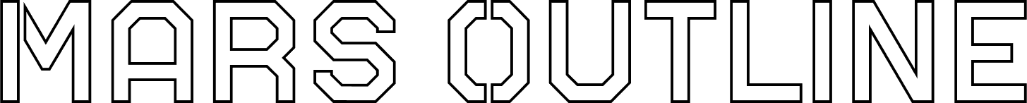 Mars-Outline font | Fonts2u.com