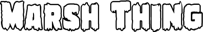 Marsh Thing Outline font | Fonts2u.com