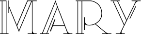 Mary [CAPS] font