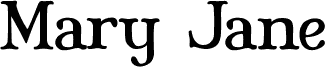 Mary Jane Tankard font | Fonts2u.com