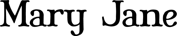 Mary Jane Antique font