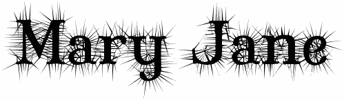 Mary Jane deGroot font | Fonts2u.com