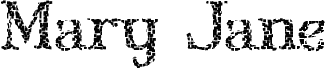 Mary Jane Antique font