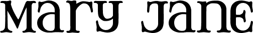 Mary Jane Antique font
