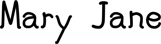 Mary Jane font | Fonts2u.com